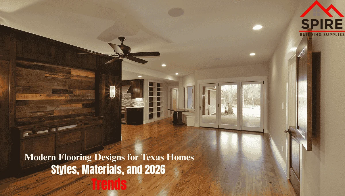 Modern Flooring Designs for Texas Homes: Spire Building Supplies